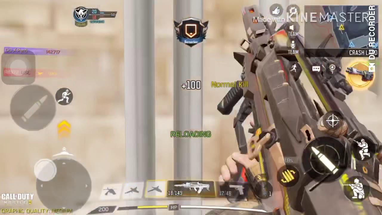 CODM : 22 kills - classics Multiplayer - GG乄Pyro - YouTube