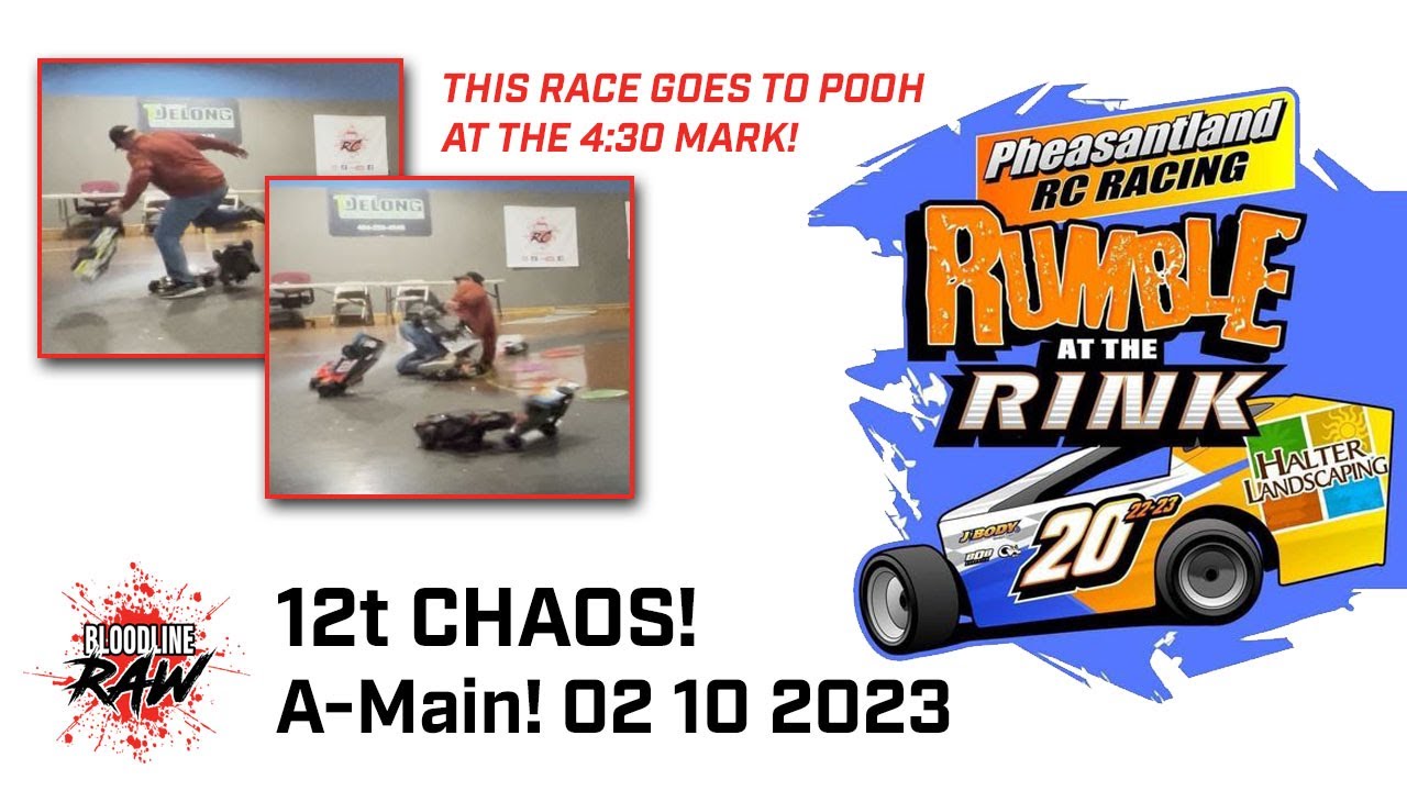 12t Chaos at the Rumble at the Rink 100 Lap A-main - YouTube