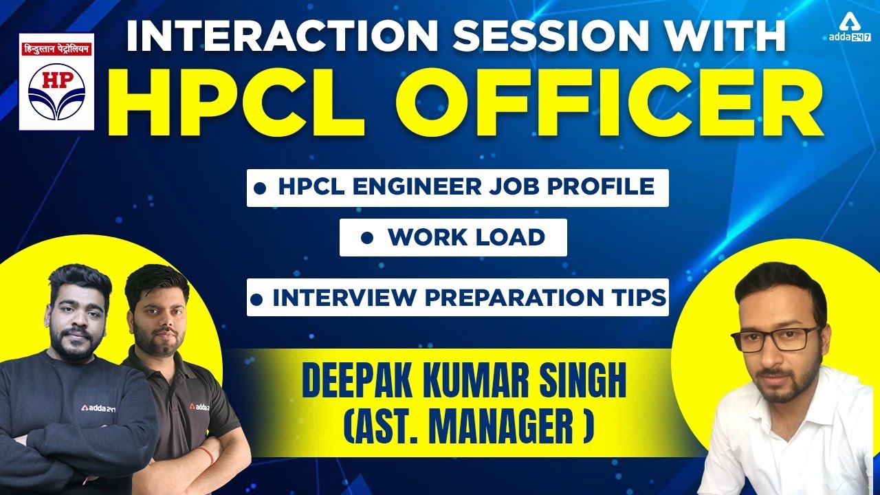Interaction session with HPCL Officer | Job Profile | Work load ...