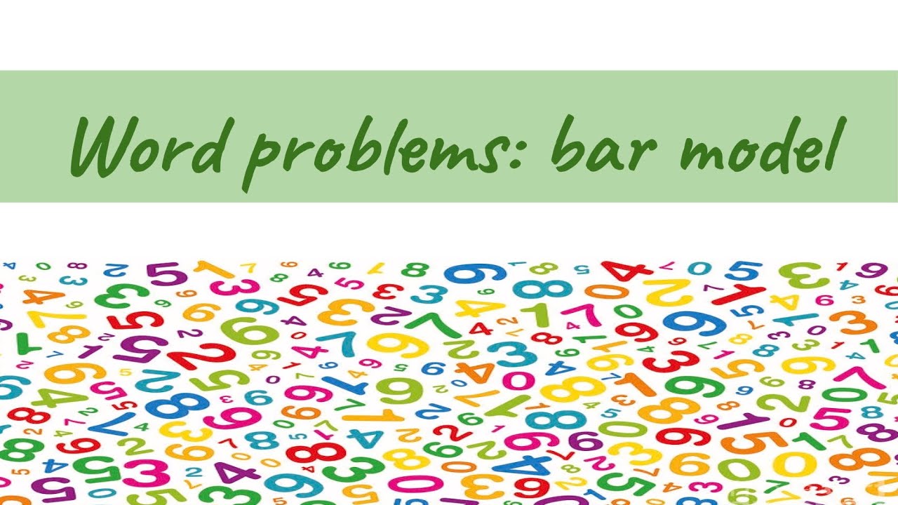 Word problems: Bar Models - YouTube