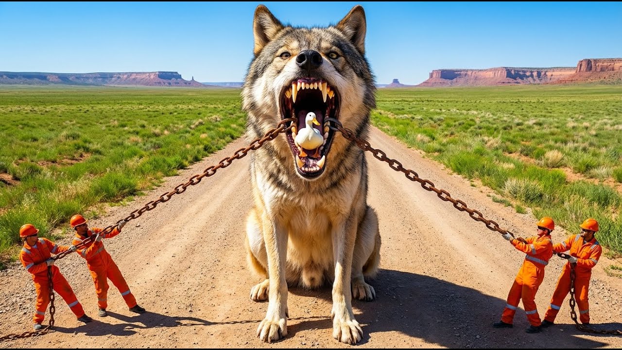 Massive Wolf Pack Ambushes Farm Brave Police Rescue Ducks! - YouTube