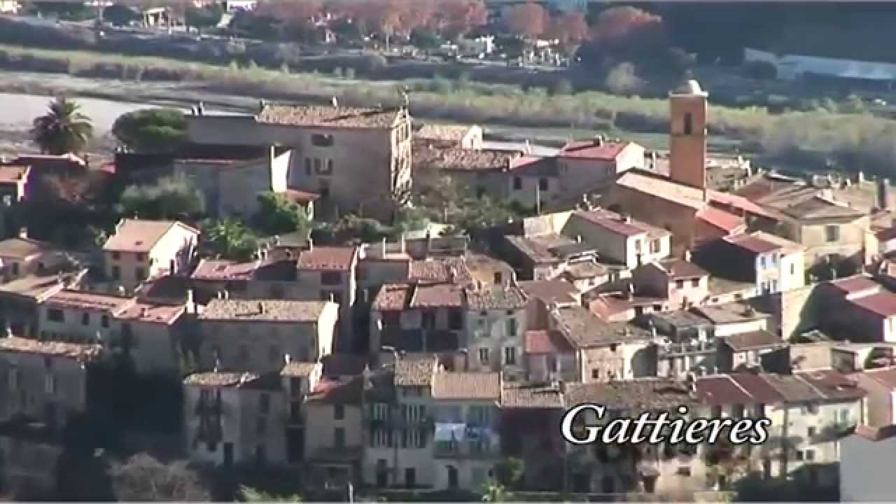 Gattières - Village Perché des Alpes Maritimes - YouTube