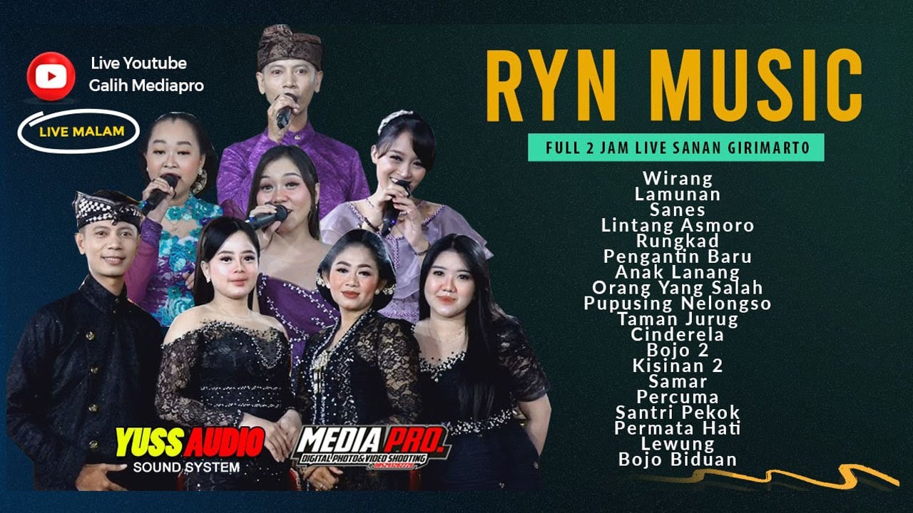 FULL ALBUM 2 JAM NONSTOP RYN MUSIC - YUSS AUDIO GIRIMARTO - YouTube