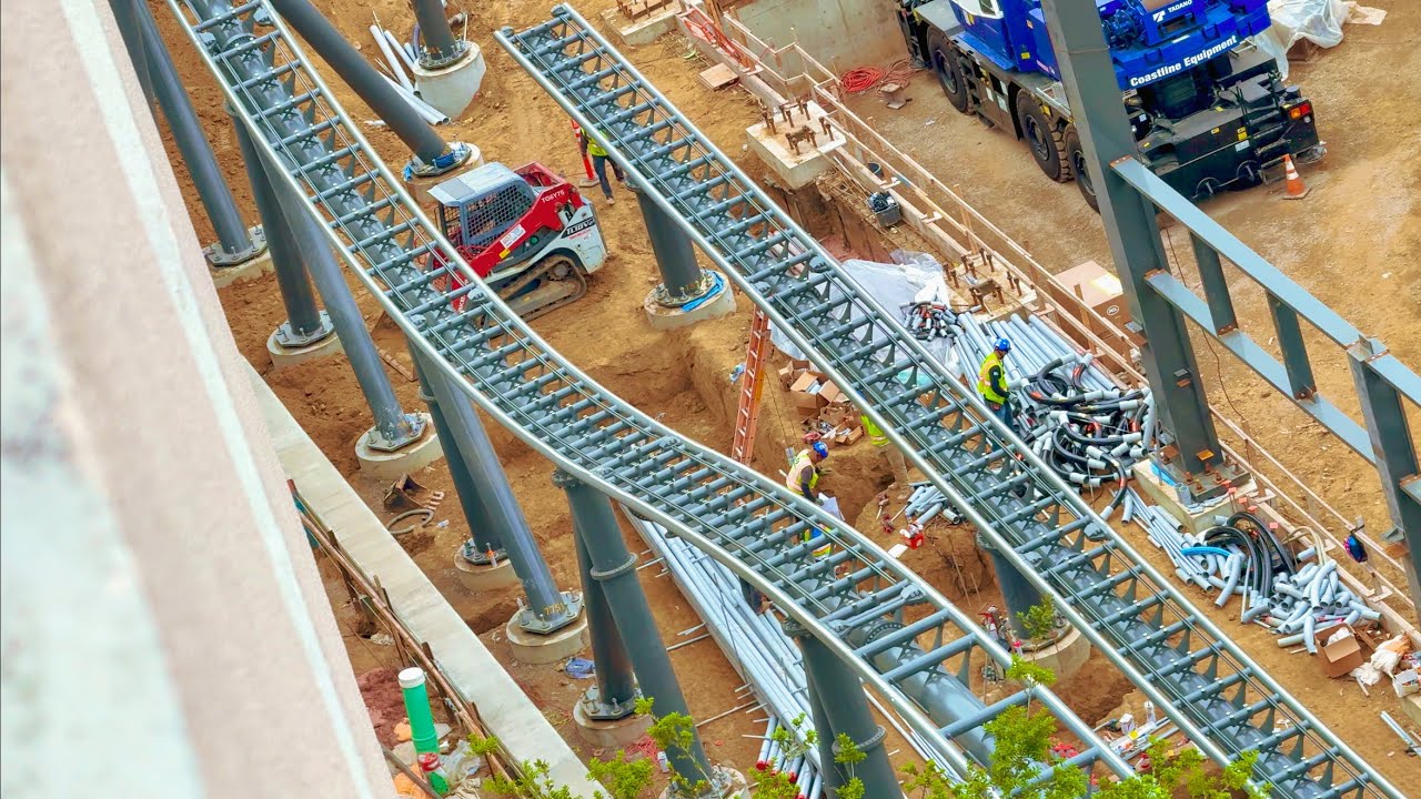 Fast and Furious Roller Coaster Layout is Almost Done! Universal ...