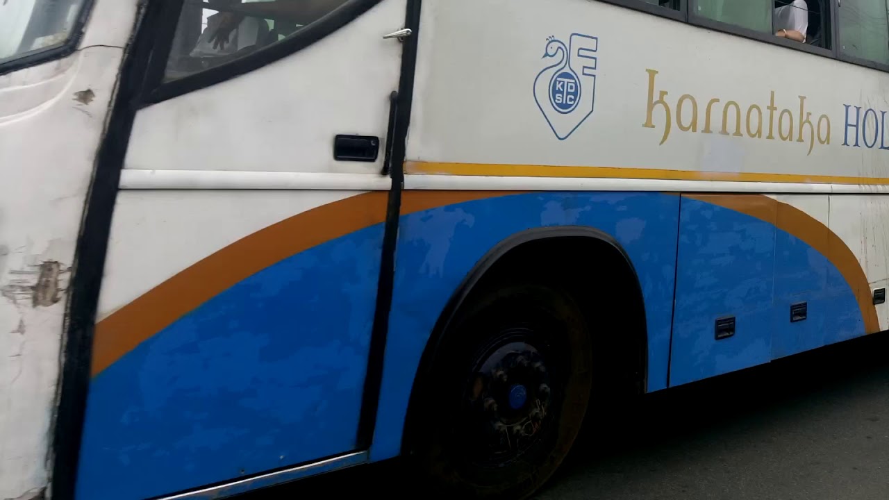 kstdc bus - karnataka holidays bus - YouTube