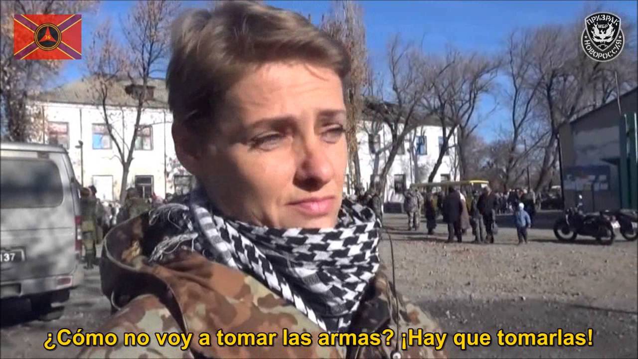 "Alisa", combatiente de la Brigada Prizrak y DKO (Sub.Castellano) - YouTube
