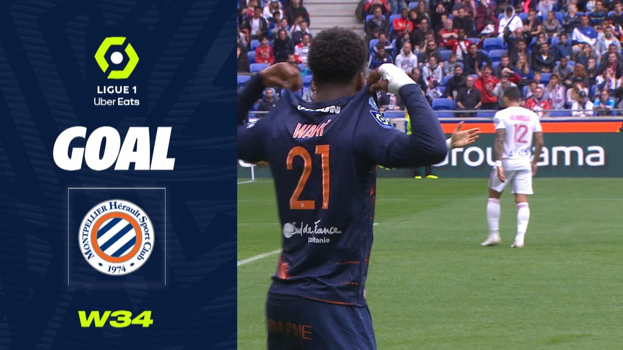 Goal Sepe Elye WAHI (55' - MHSC) OLYMPIQUE LYONNAIS - MONTPELLIER HÉRAULT SC (5-4) 22/23 - YouTube