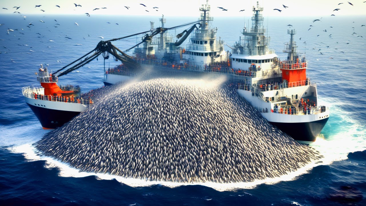 Massive Cod Hauls - How European Fishermen Haul Hundreds of Tons of Cod ...