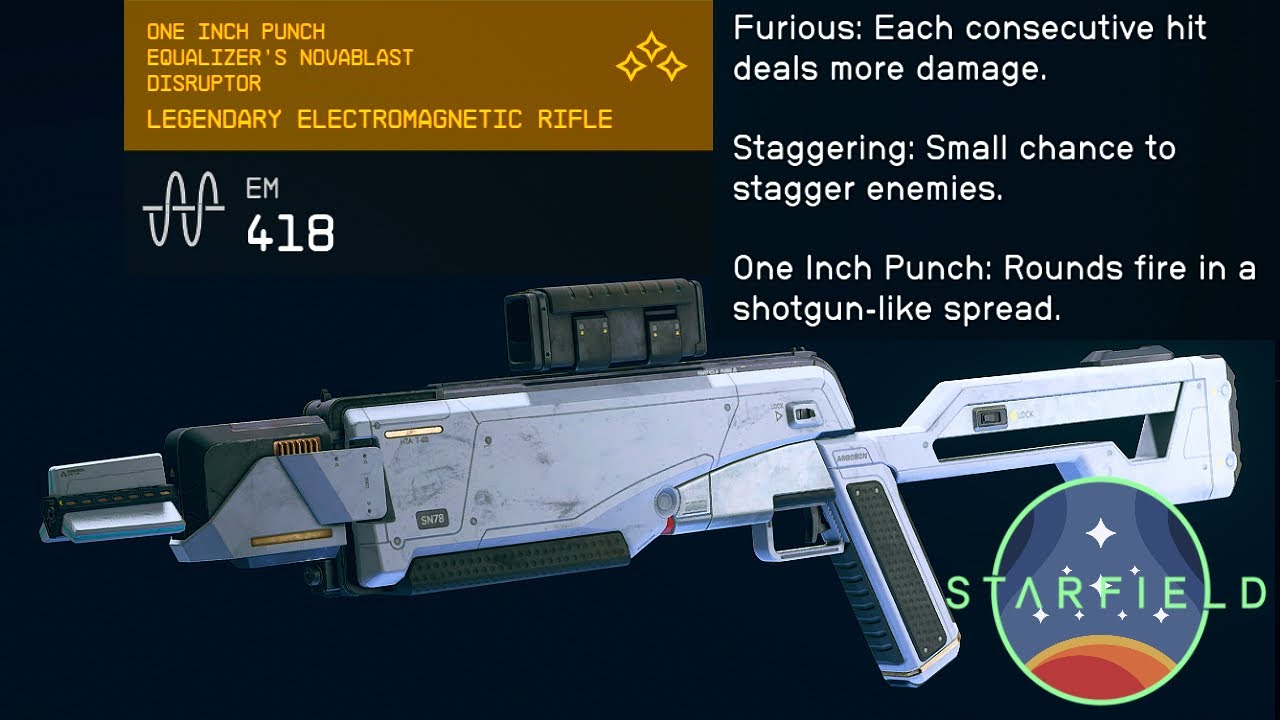 Starfield - Novablast Disruptor - One Inch Punch - Turtle's Lab - YouTube