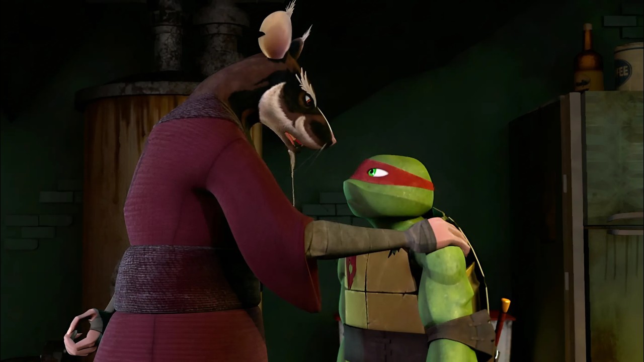 Ninja Turtles 😡 Splinter teaches Raphael 🐢 Season 1 Episode 3 Part 3 ...