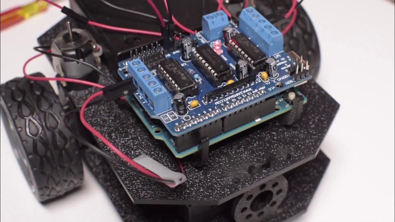 Arduino Two Wheeled Robot - YouTube
