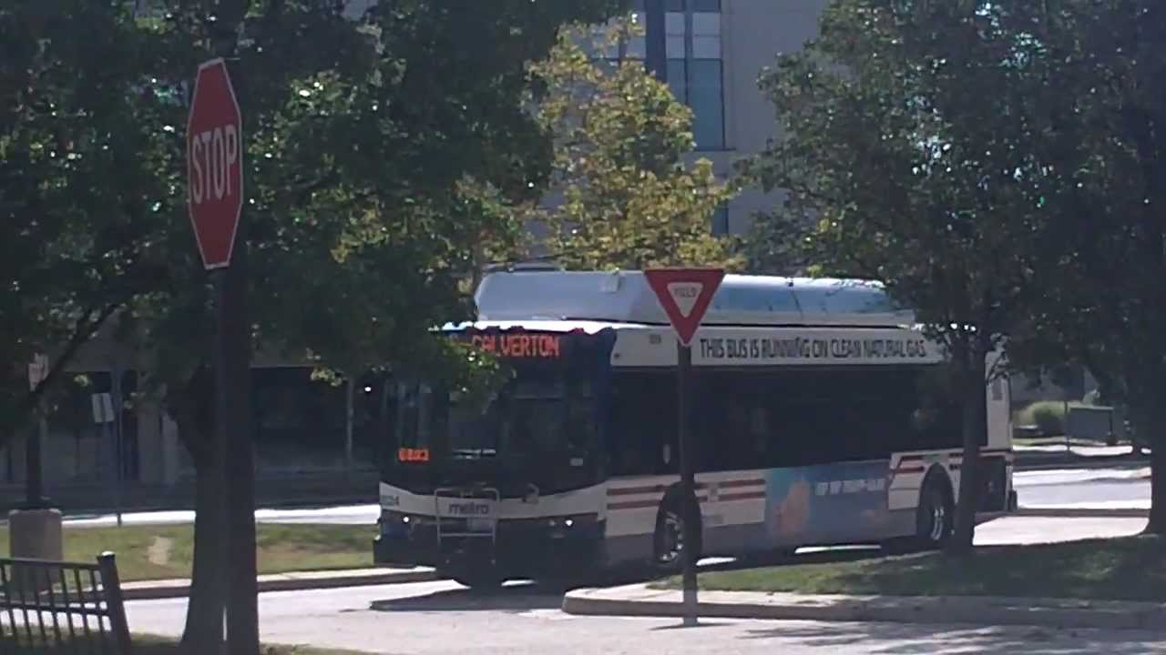 WMATA New Flyer C40LFR #2824 Route 86 - YouTube