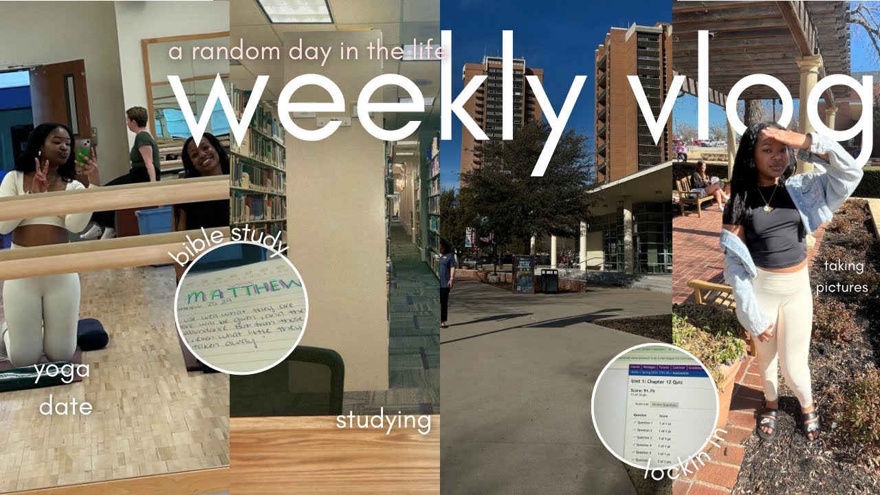 a day in the life TWU COLLEGE STUDENT | classes, yoga, karaoke, etc ...