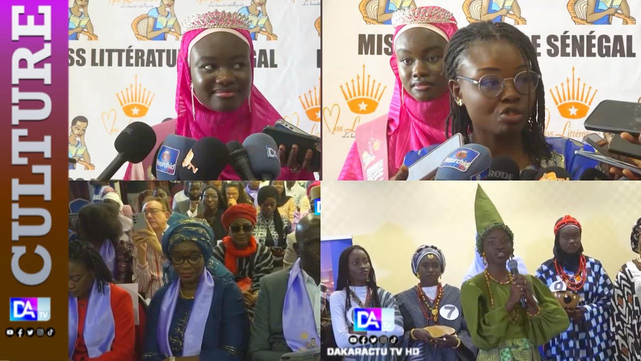 Finale Miss Littérature Sénégal 2024: Sokhna Aminata Fall couronnée au ...
