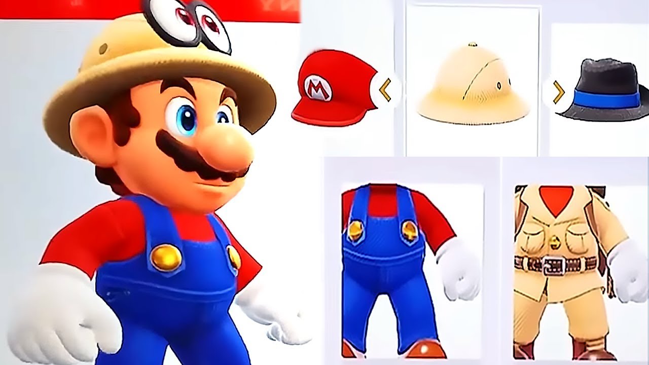 Super Mario Odyssey Visiting Costumes Shop | Gameplay Walkthrough Part ...