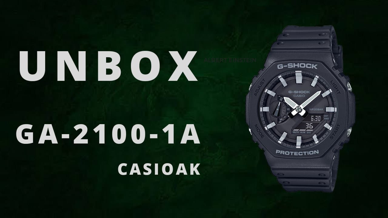 CASIO G-SHOCK GA-2100 -1A - YouTube