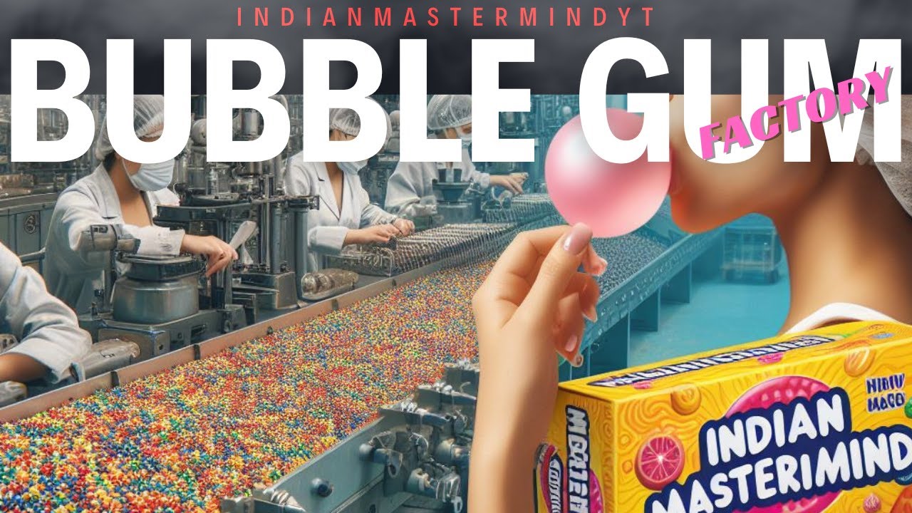 Bubble Gum Manufacturing Process: Inside Factories Revealed - YouTube