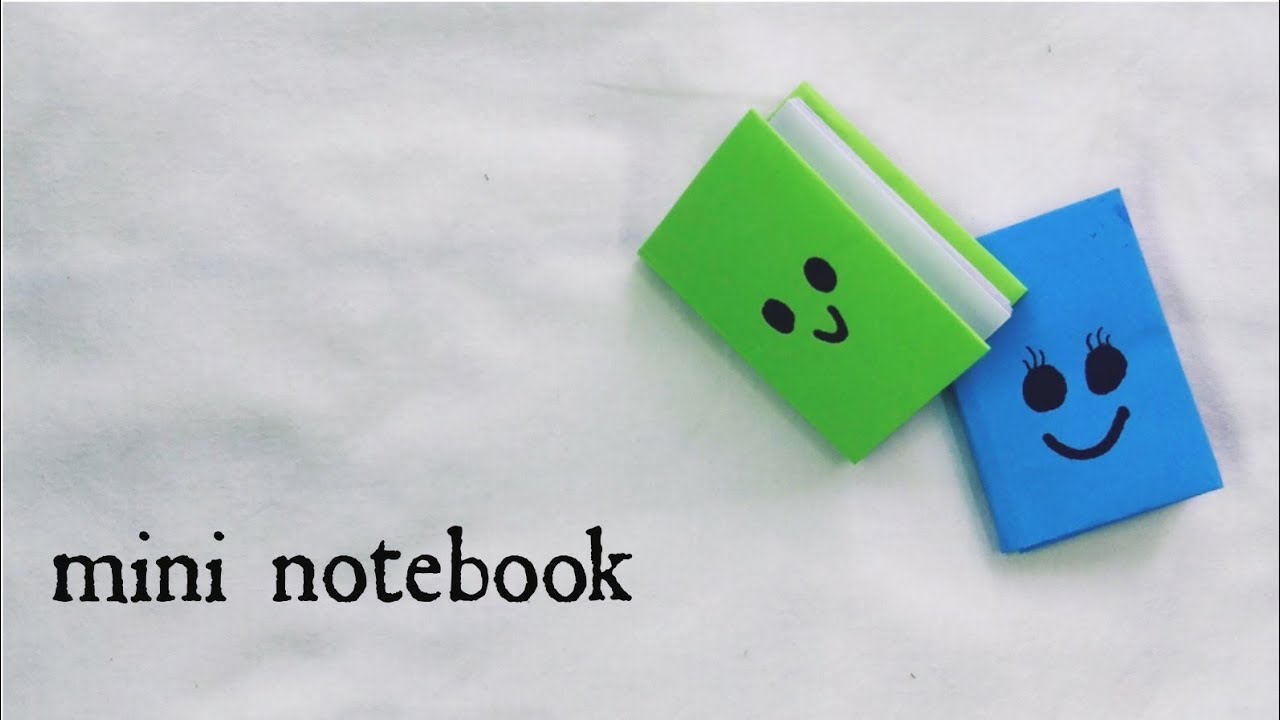 Art hub | DIY mini notebook | mini paper craft - YouTube