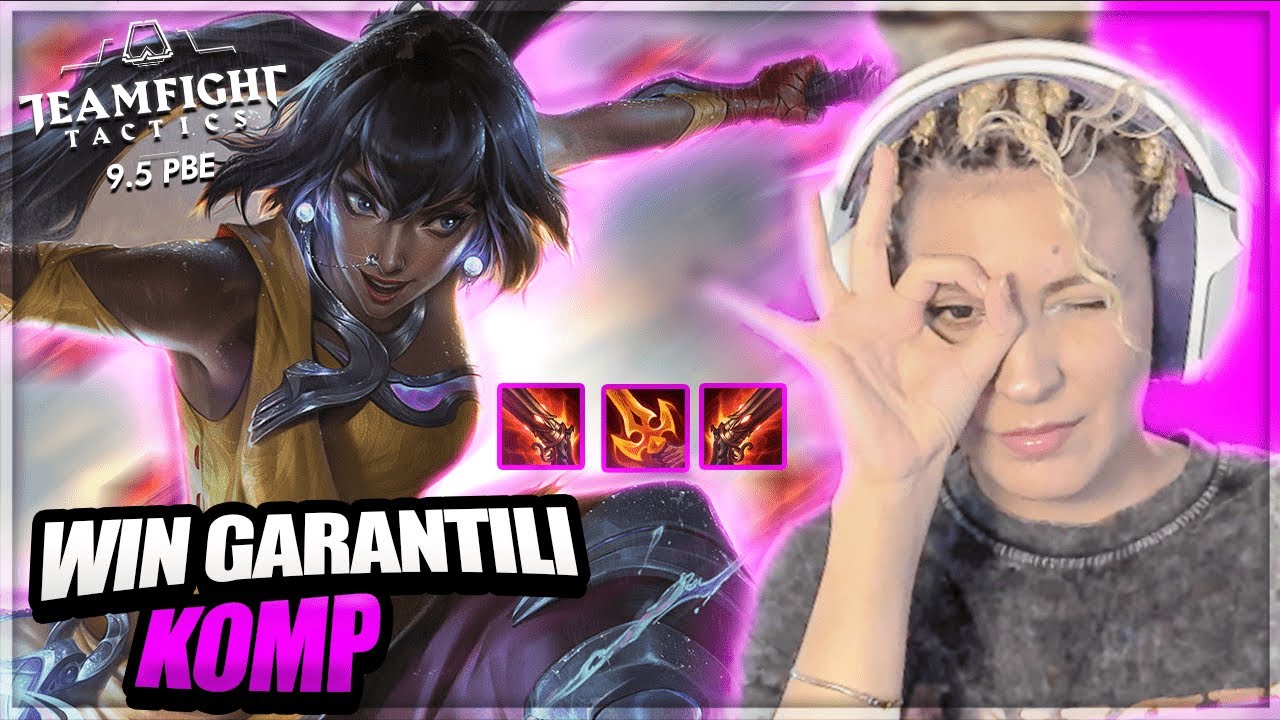 WIN GARANTILI KOMP !!!! | 9.5 PBE | TeamFight Tactics - YouTube