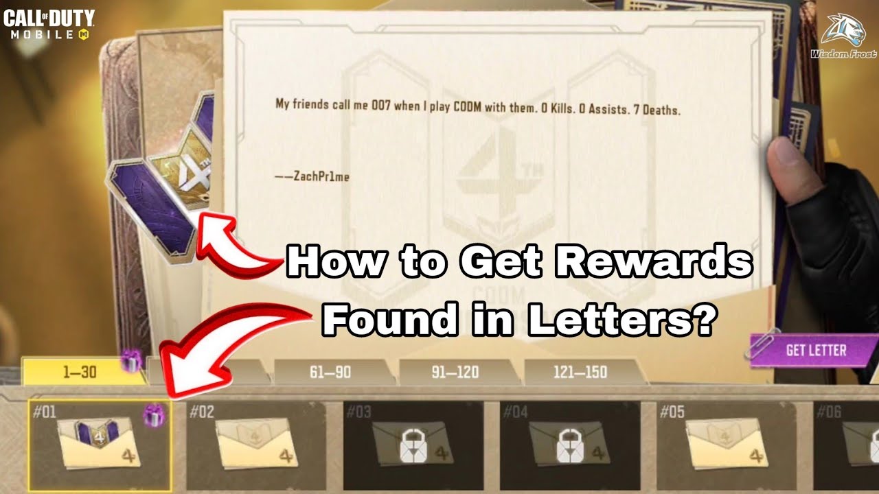 How to Get Rewards Found in Letters Mail Call Event Cod Mobile 2023 ...