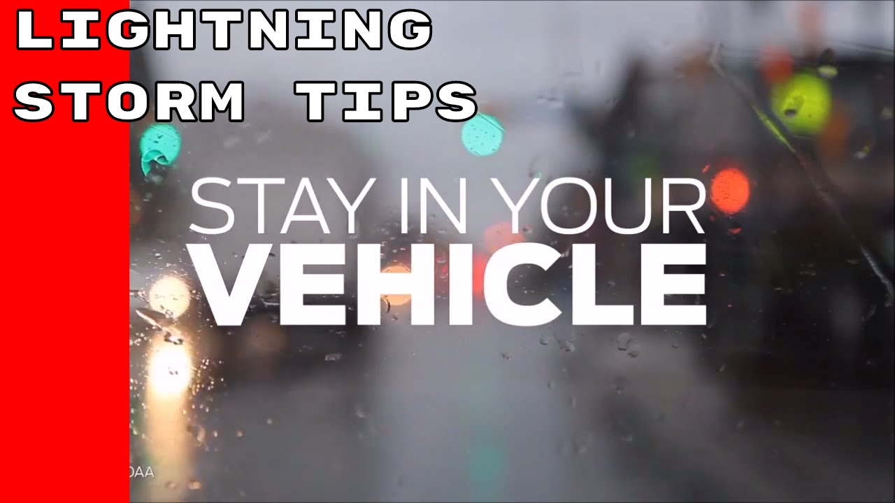 How to Drive in a Lightning Storm Tips - YouTube