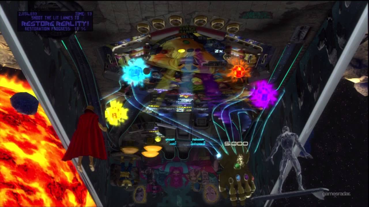 Marvel Pinball: Avengers Chronicles gameplay - Infinity Gauntlet - YouTube