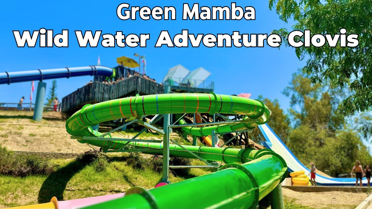 Green Mamba at Wild Water Adventure Clovis 4K POV - YouTube