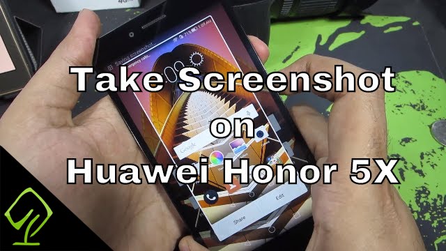 How to Take Screenshot on Huawei Honor 5X - YouTube
