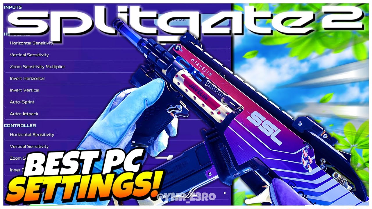 #1 BEST KBM Settings For INSANE AIM & Movement In Splitgate 2! 🔥 - YouTube