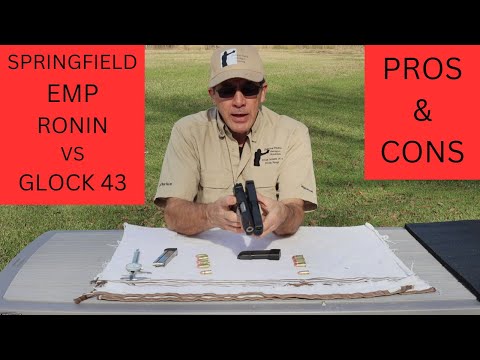 GLOCK 43 VS Springfield 1911 EMP RONIN,  What I like about them