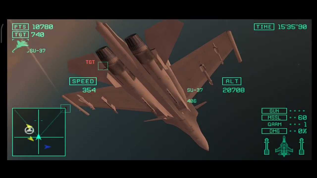 Ace Combat X jogando pelo emulador para android PPSSPP com Gamepad ...