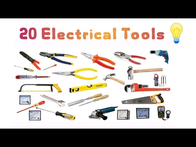 Electrical Tools And Equipment Names