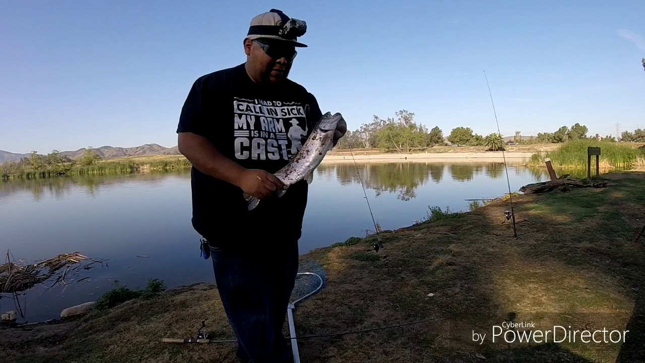 Prado Regional Park 4-16-18 Fishing Trout THE FISH MAGNET BAHENA ...