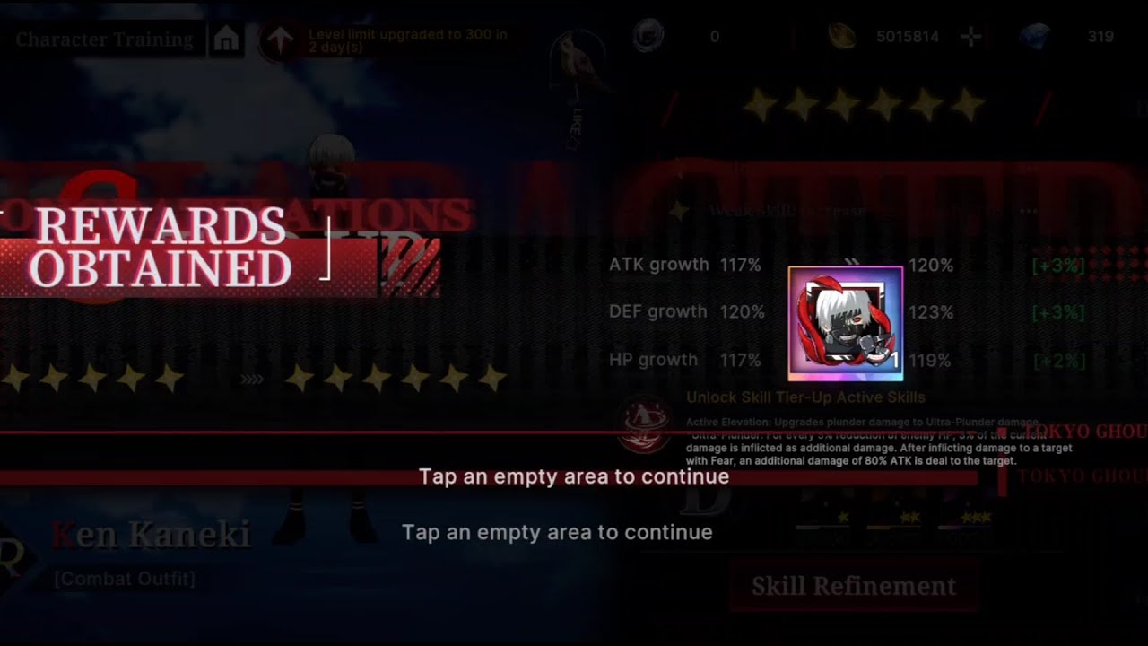 Tokyo Ghoul: Break the Chains | Sum Ken Kaneki Combat Outfit - YouTube