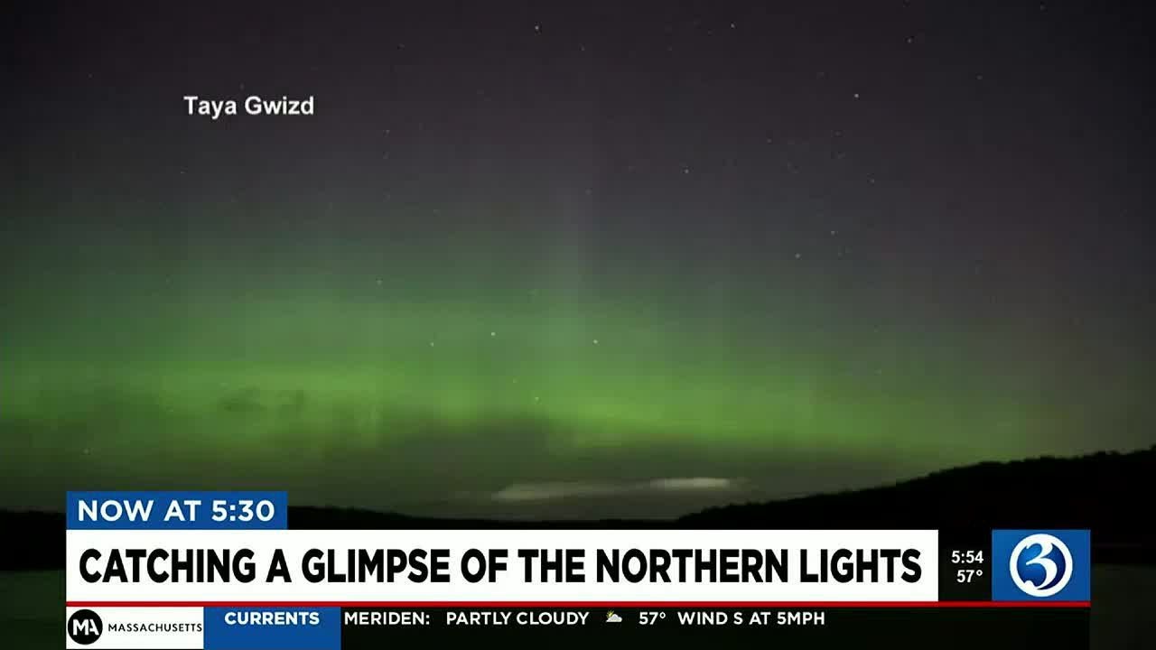 Catching a glimpse of the Northern Lights - YouTube