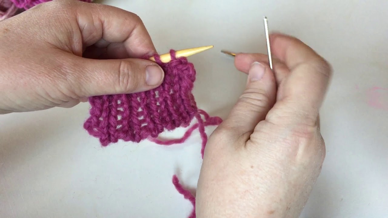 Italiensk avslutning / Italian cast off - YouTube