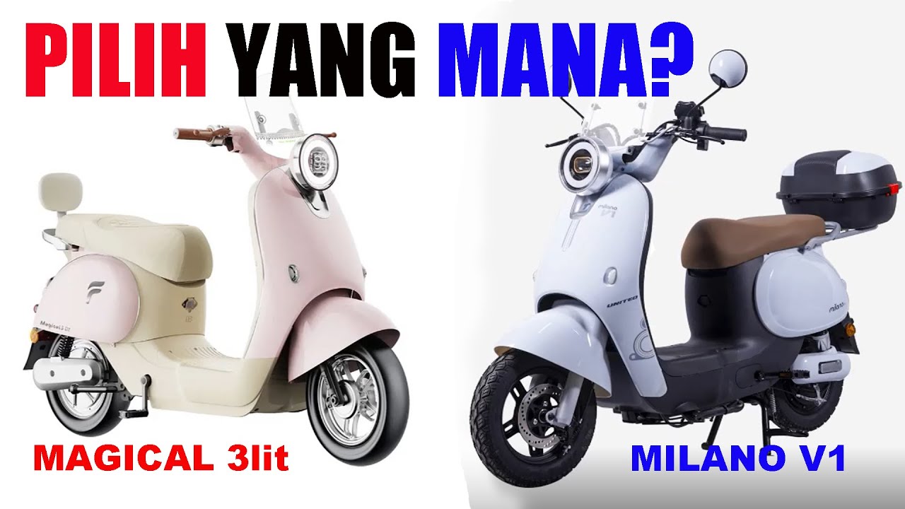 Sepeda Listrik United Milano V1 vs Ofero Magical3lit Mana Yang Paling ...