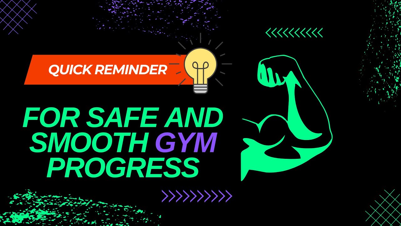 Quick Tip for SAFE and SMOOTH Gym Progress - YouTube