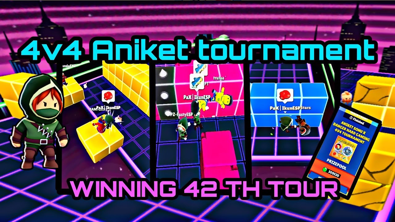 I won the 4v4 Aniket tournament 😎 | Winning 42 tournament | Stumble ...