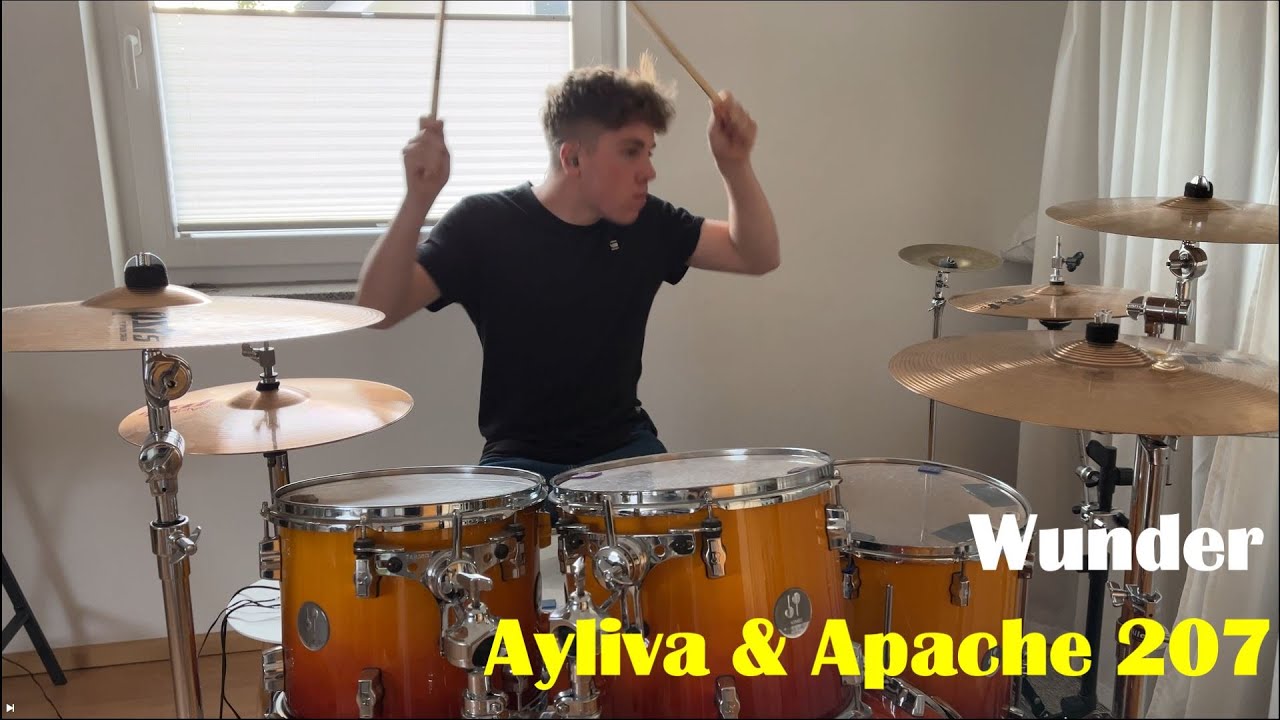 Apache 207 x Ayliva - Wunder | DRUM COVER BY HENRY DRUMS - YouTube