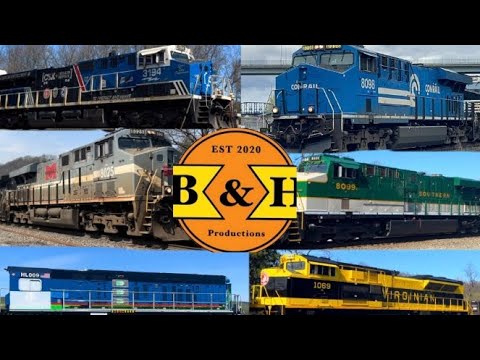 HERITAGE DUO, BNSF H1 DASH9, CSX 3194, HYBRID SWITCHER AND MORE… - YouTube
