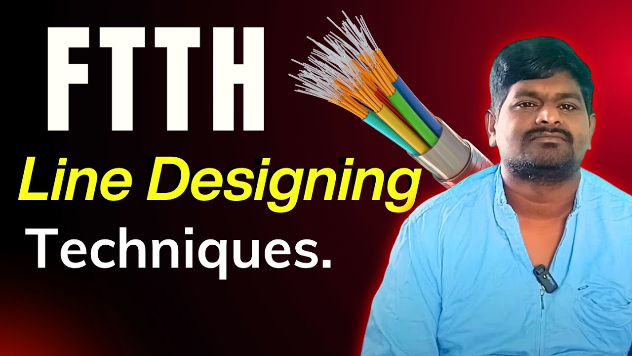 FTTH Line Designing in Telugu | How to design FTTH Line | ftth Line ...