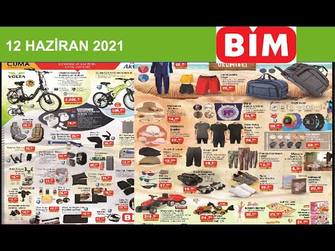 BİM 12 HAZİRAN 2021 | RESMİ KATALOGDAN | BİM İNDİRİMLERİ