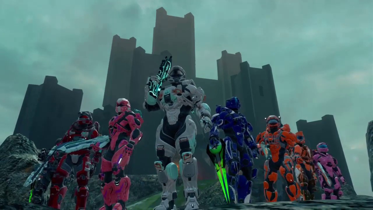 Halo 5: Guardians - Castle Raid on Castello Multiplayer Gameplay - YouTube
