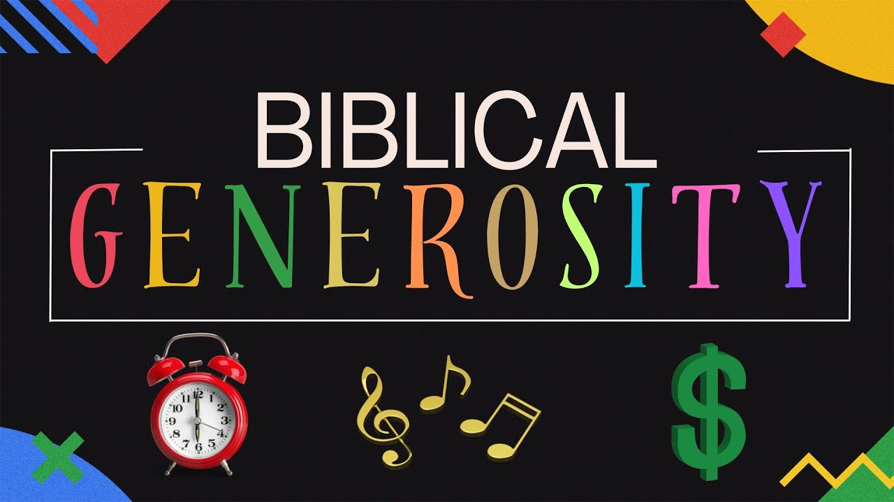 Biblical Generosity - Generous with your TREASURE | Luke 16:1–13 | Live ...