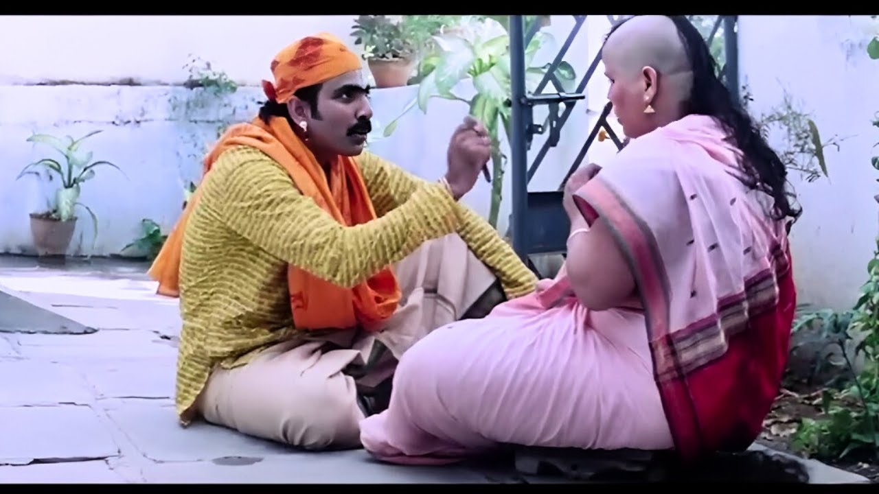 Aurat Ka Aadha Mundan Karva Ke Bhaag Gaye Ravi Teja - Pratighat Scene ...