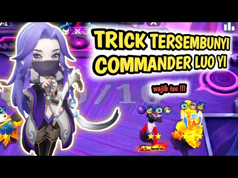 GAMEPLAY NEW COMMANDER LUO YI | CARA BERMAIN COMMANDER LUO YI #magicchessgogo #mcgg 