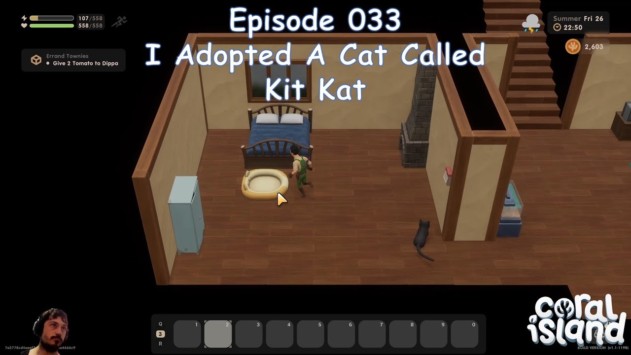 Coral Island V1.1 - Episode 033 I Adopted A Cat Called Kit Kat - YouTube