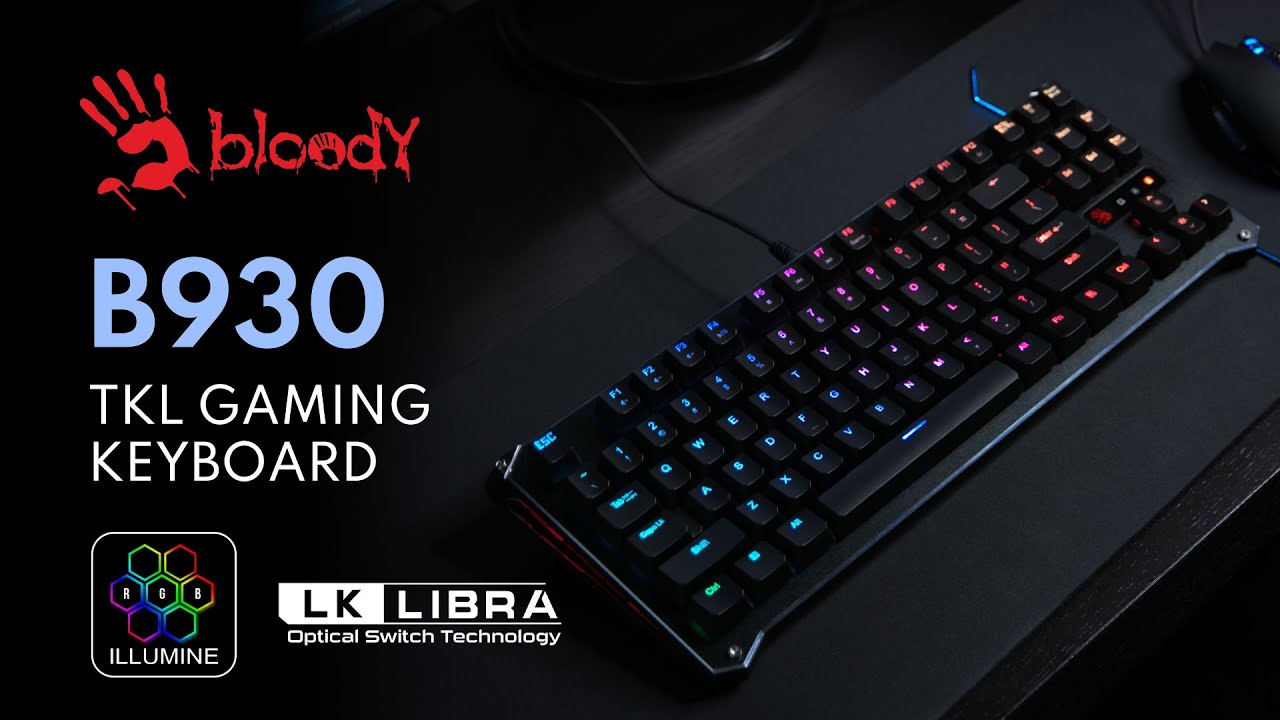 Bloody B930 Gaming Keyboard - YouTube