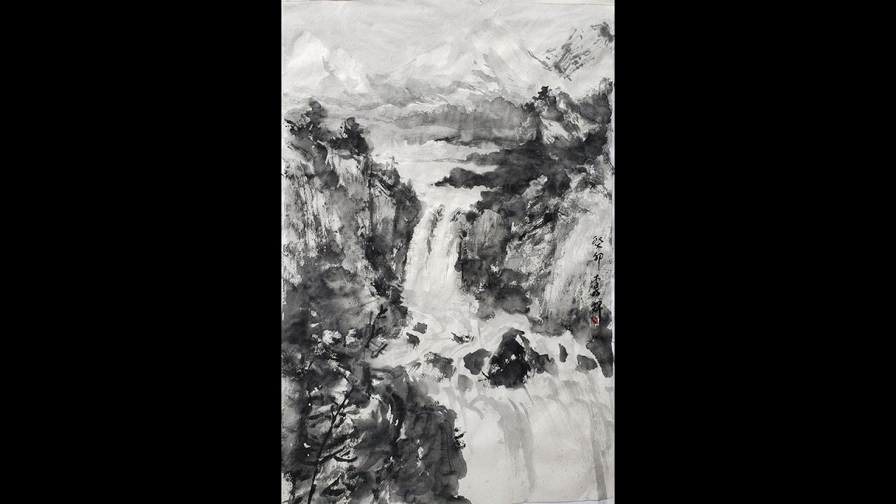 The Waterfall of the Yellow Stone: Landscape Painting Class with Henry ...